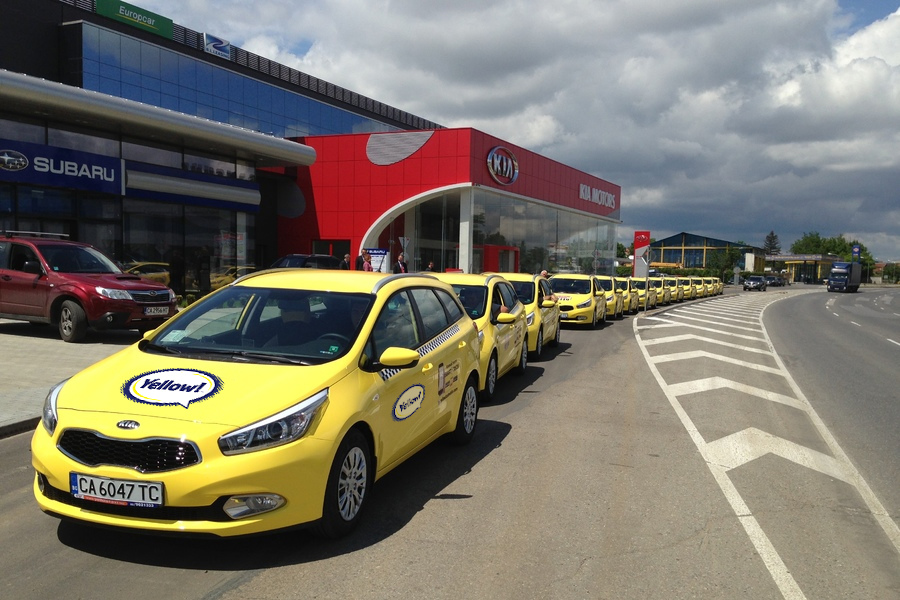 Car leasing from our company - Yellow!